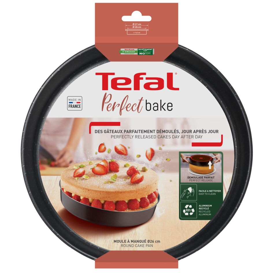 Moule à Cake Rond Tefal Perfect Bake 26cm : Pâtisserie Facile & Réussie ...