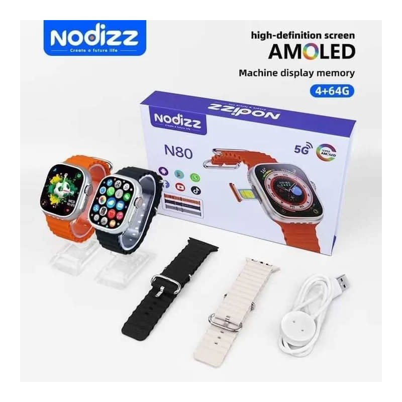 Montre Connectée Nodizz N80 5G : Smartwatch 5G Haute Technologie - Promia